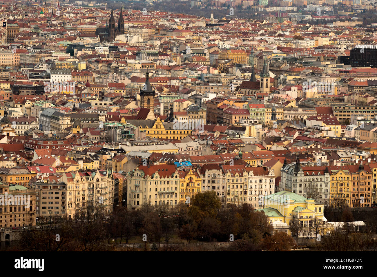 Prague Aerial High Resolution Stock Photography and Images - Alamy