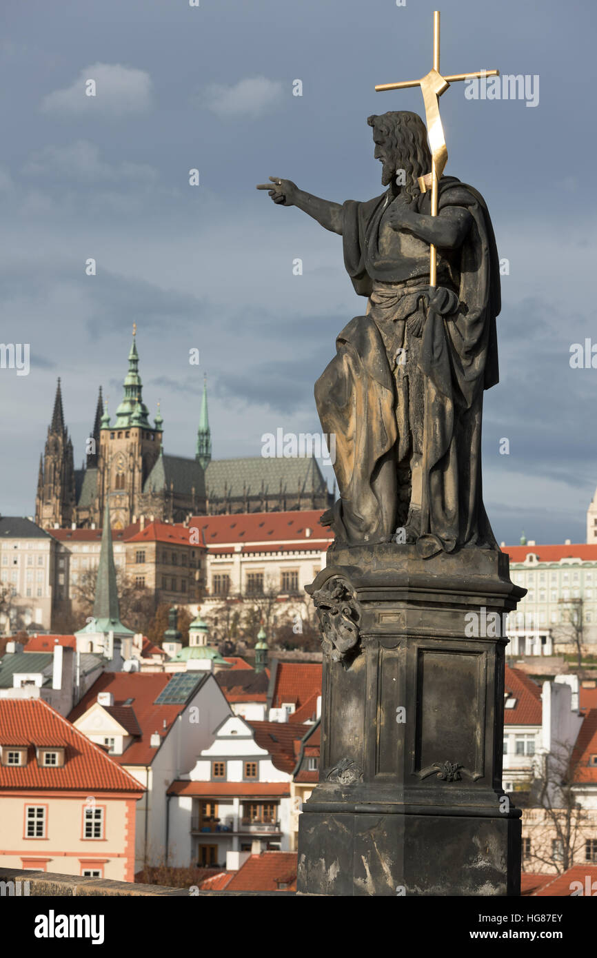 Statue Of St John The Baptist High Resolution Stock Photography and ...