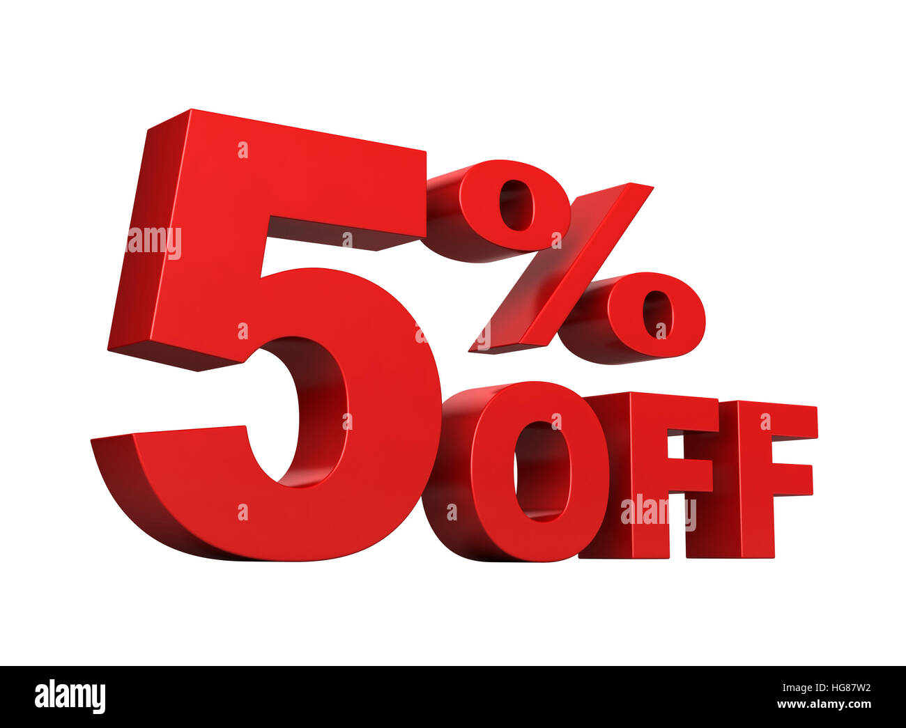 5 percent discount hi-res stock photography and images - Alamy