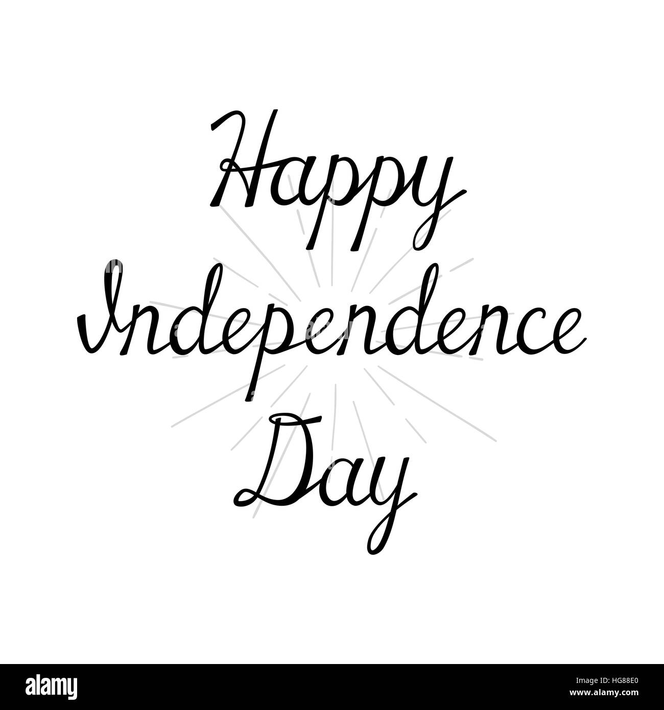 Happy Independence Day Calligraphy Happy Independence Day Calligraphy