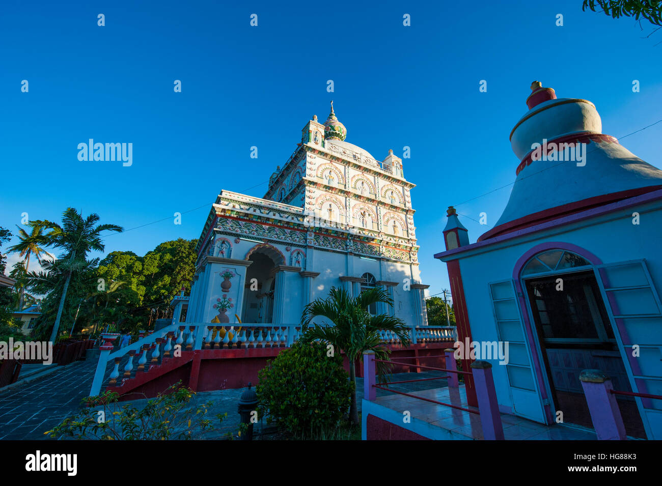 Maheswarnath Mandir, a Hindu temple located in the village of Triolet ...