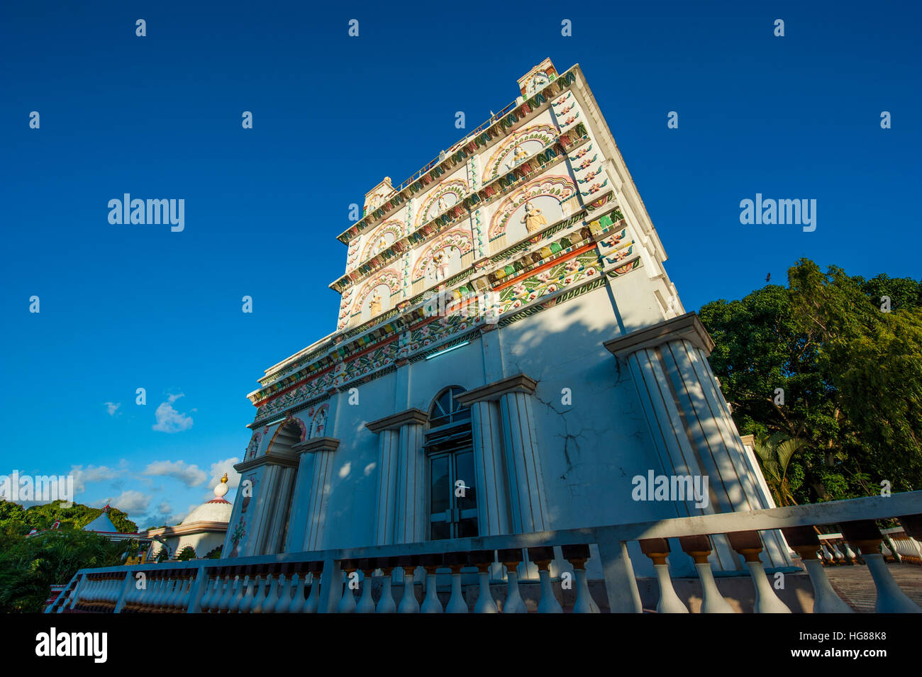 Maheswarnath Mandir, a Hindu temple located in the village of Triolet ...