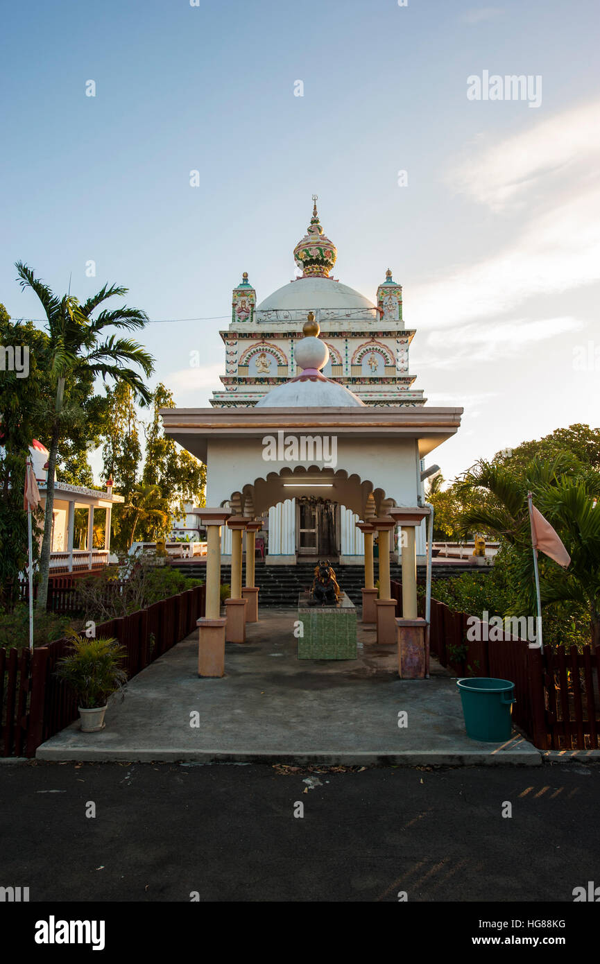 Maheswarnath Mandir, a Hindu temple located in the village of Triolet ...