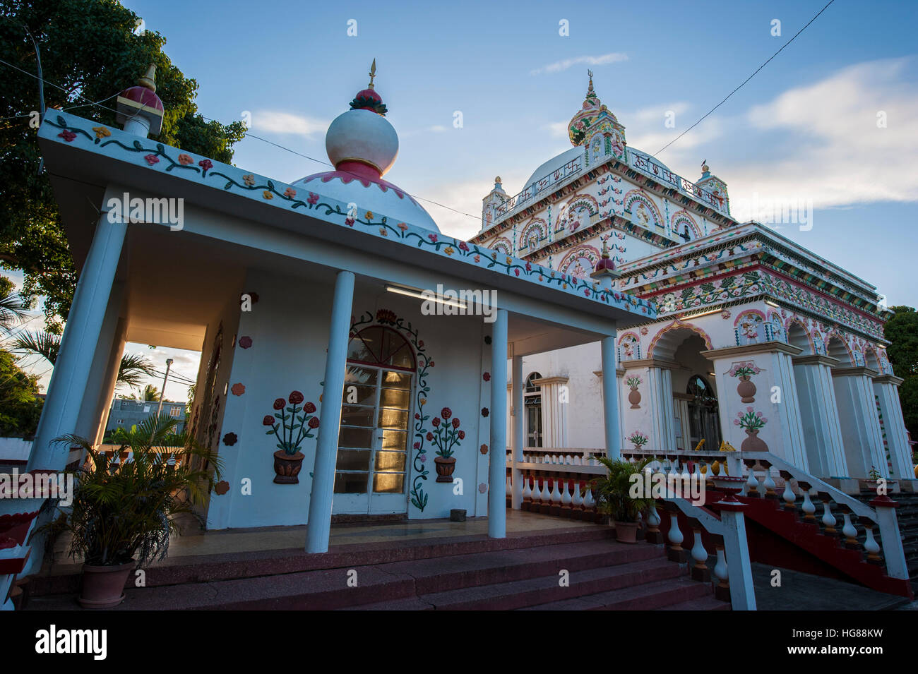 Maheswarnath Mandir, a Hindu temple located in the village of Triolet ...