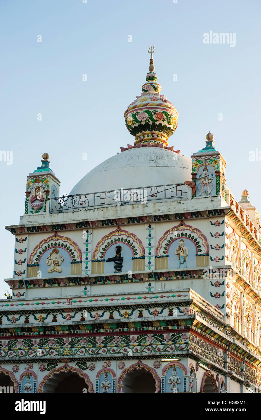 Maheswarnath Mandir, a Hindu temple located in the village of Triolet ...