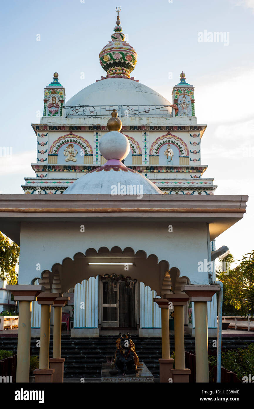 Maheswarnath Mandir, a Hindu temple located in the village of Triolet ...