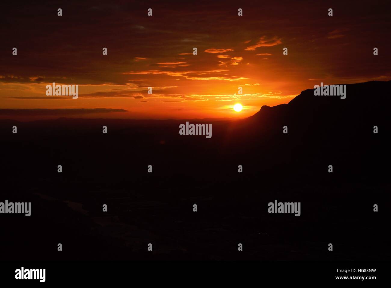 France sunset in the south of france hi-res stock photography and ...