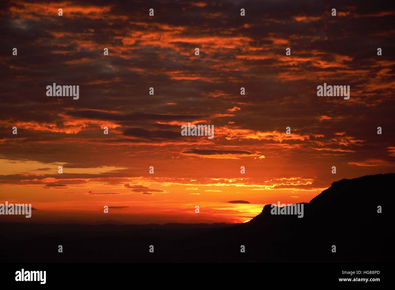 France sunset in the south of france hi-res stock photography and ...