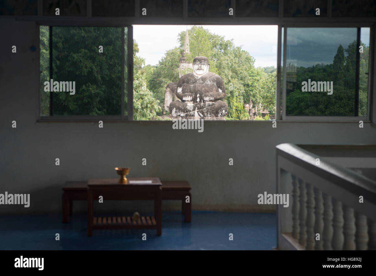 the Sala Kaew Ku Sculpture Park near the town of Nong Khai in Isan in ...