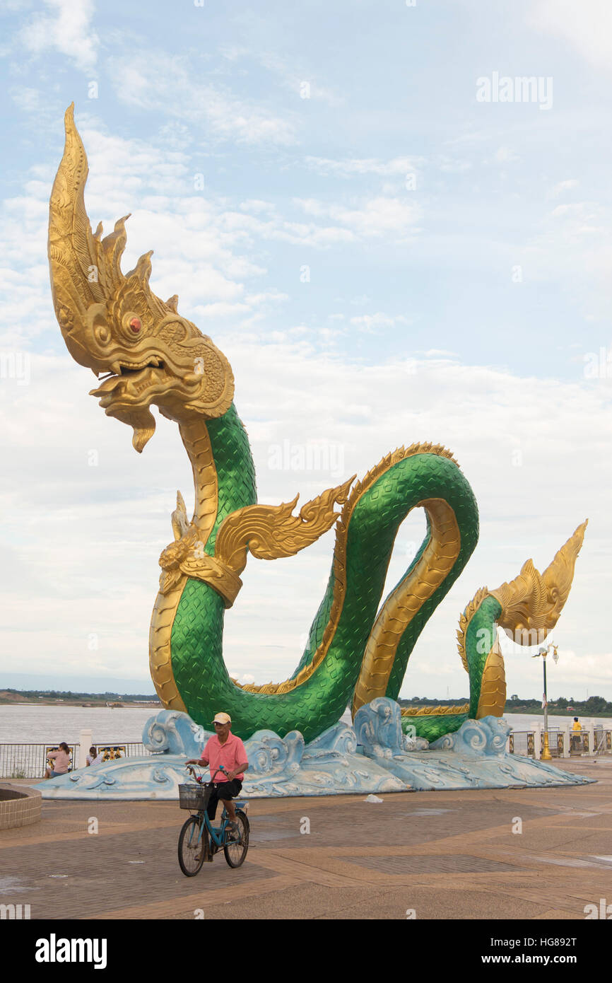 Naga statue nong khai hi-res stock photography and images - Alamy