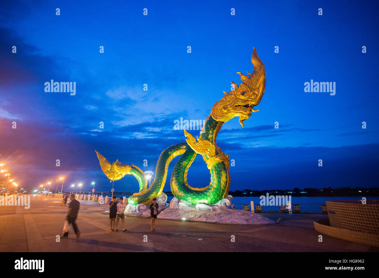 Naga statue nong khai High Resolution Stock Photography and Images - Alamy