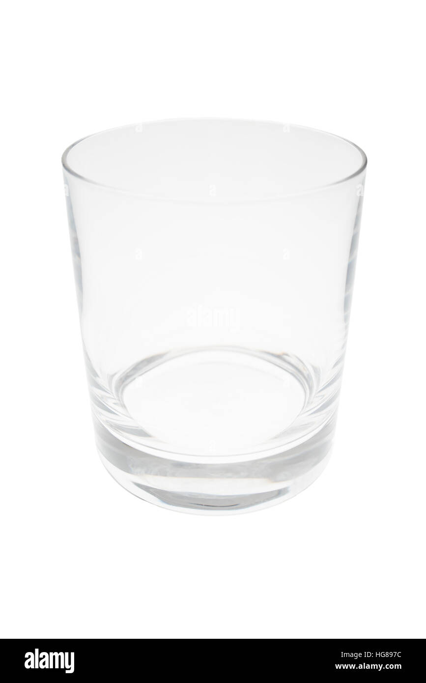 Isolated empty glass Stock Photo - Alamy