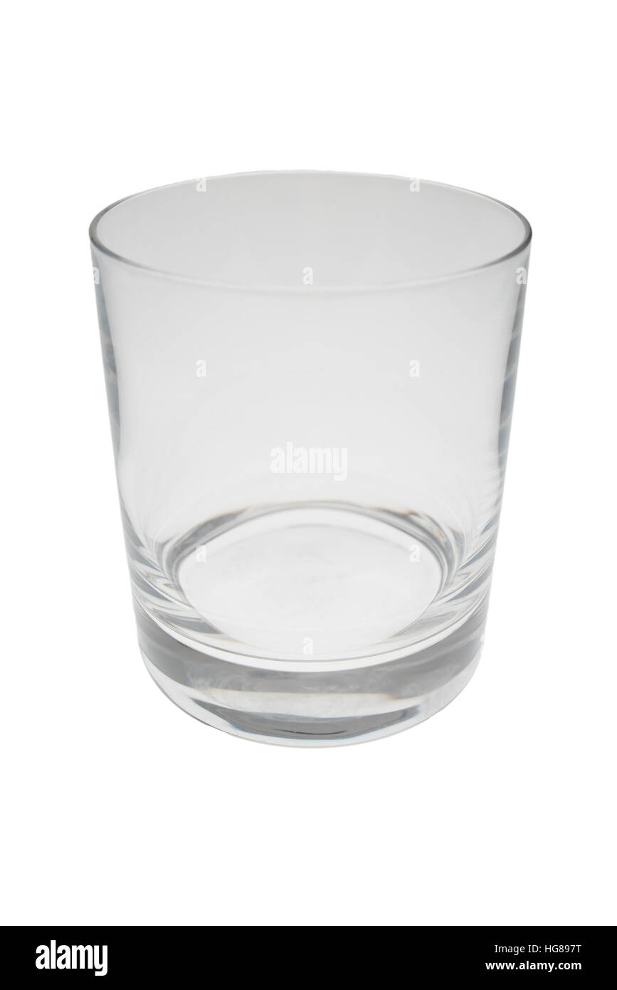 Isolated empty glass Stock Photo - Alamy