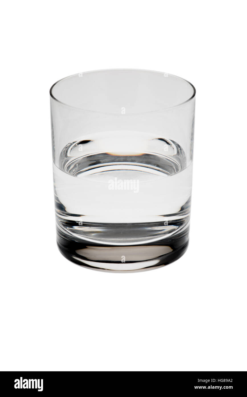 Isolated glass with water Stock Photo - Alamy