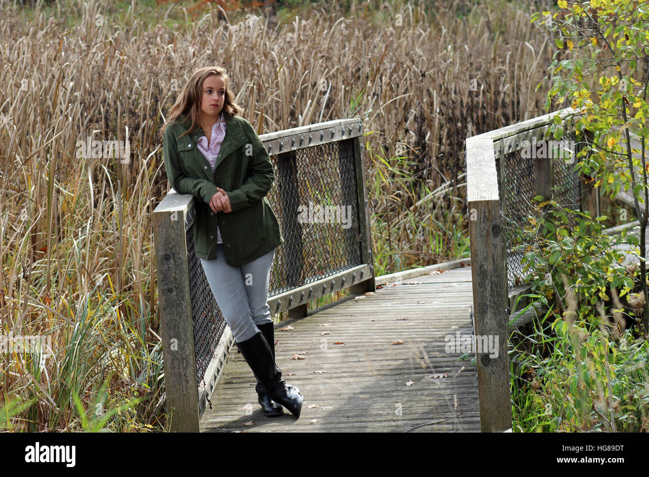 Leaning on bridge hi-res stock photography and images - Alamy