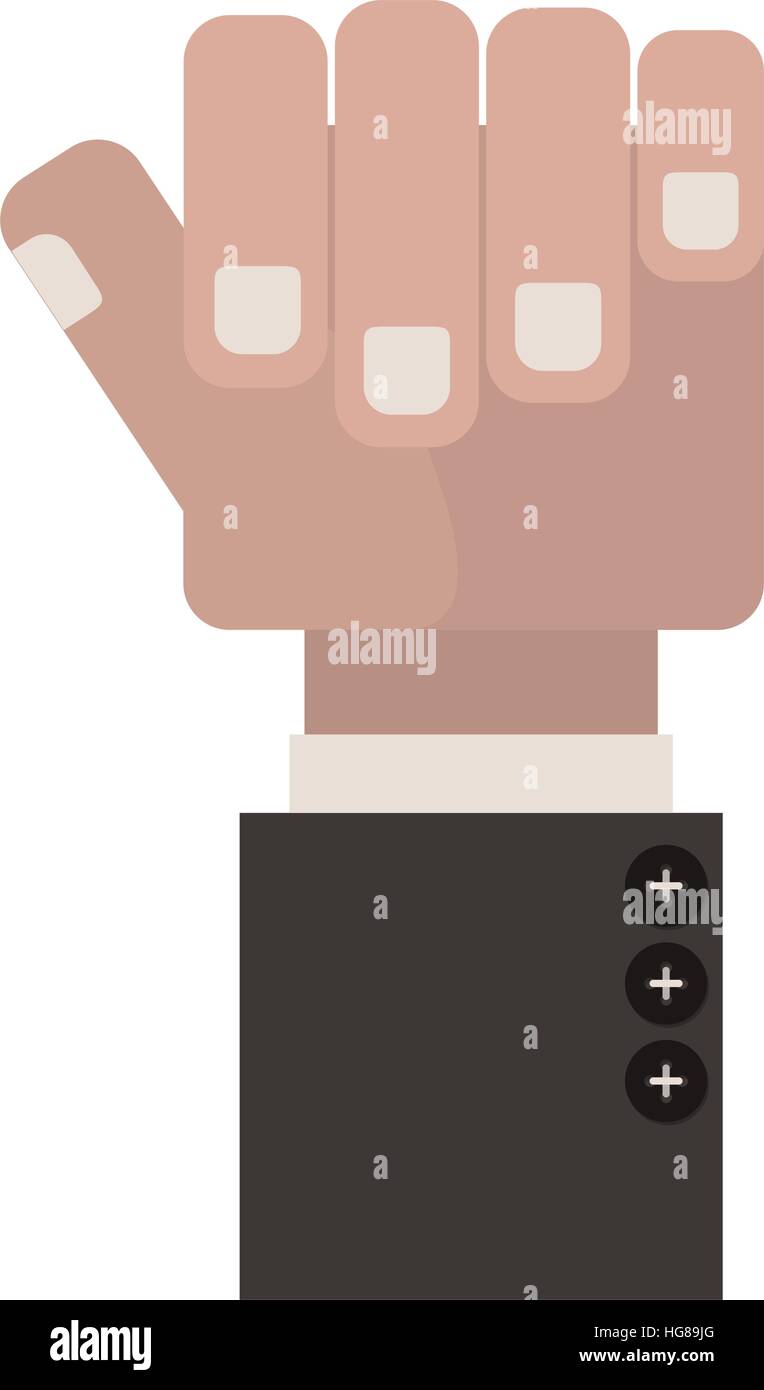 front view of clenched fist Stock Vector Image & Art - Alamy