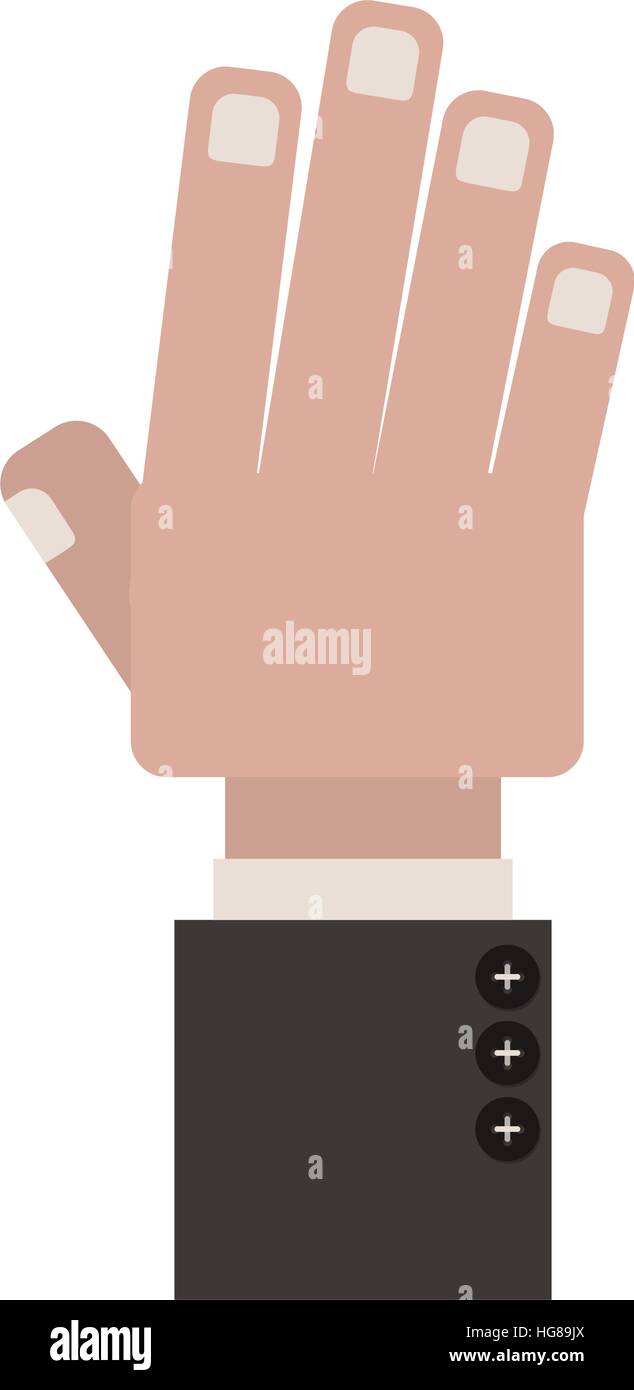 Businessman pointing fingers Stock Vector Images - Alamy