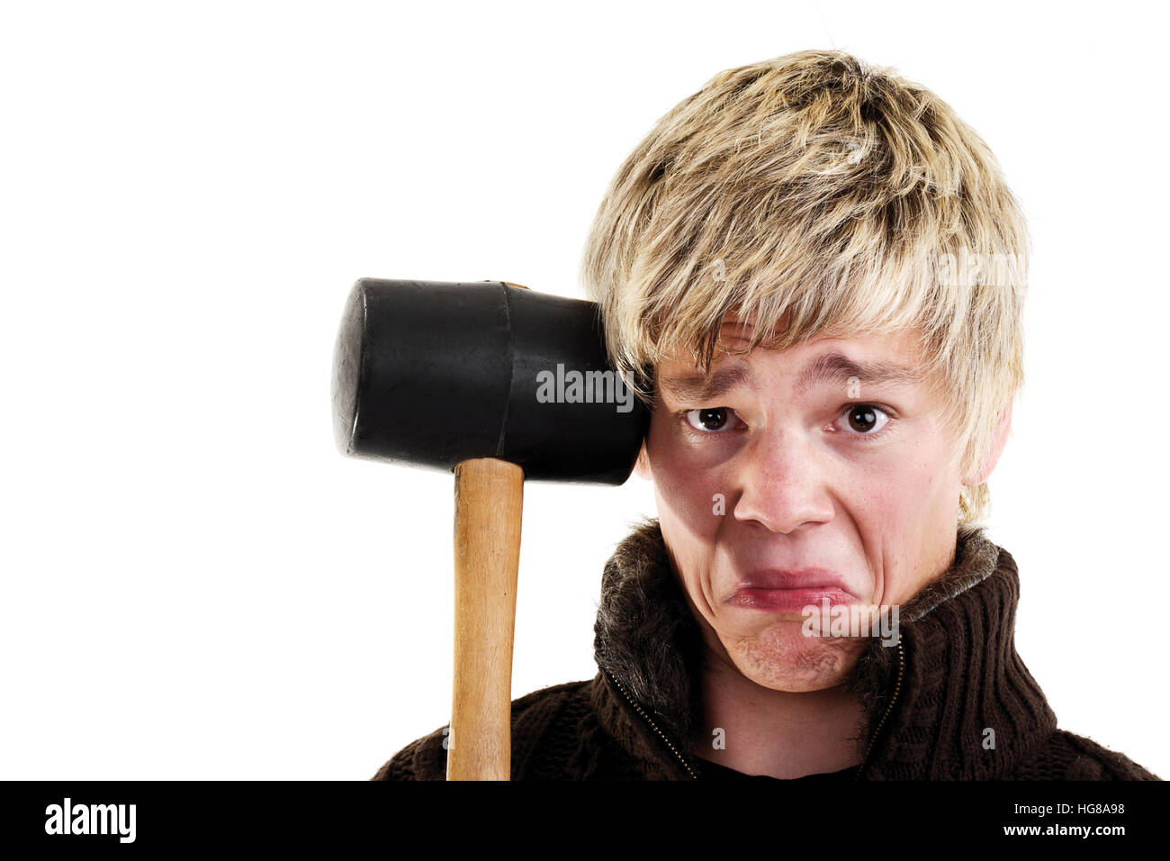 Poses holding tools hi-res stock photography and images - Alamy
