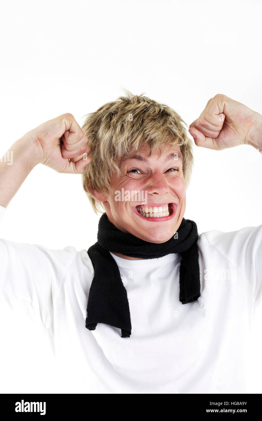 Exclaiming hi-res stock photography and images - Alamy