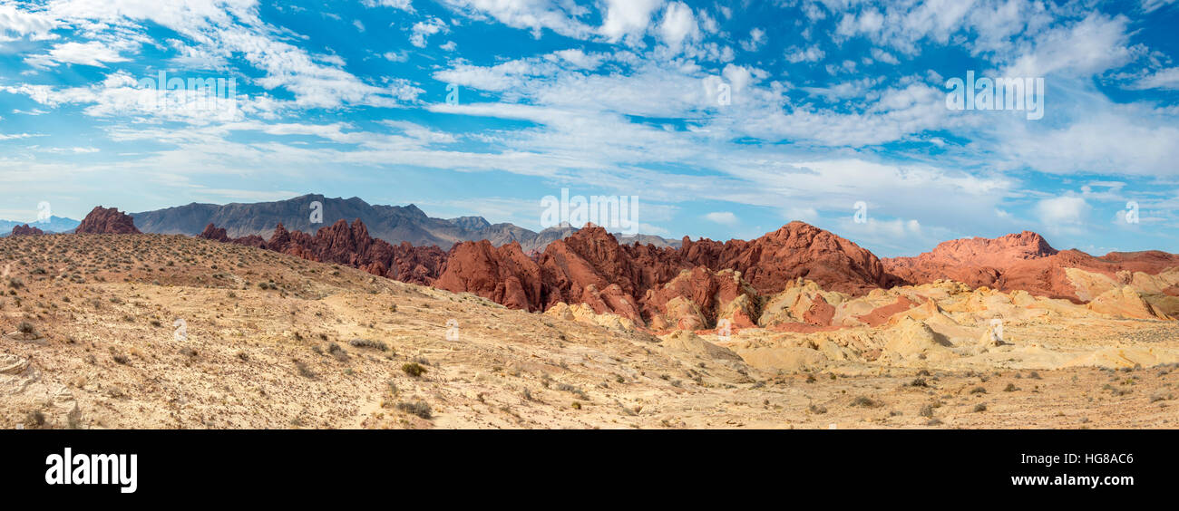 Fire Canyon with Silica Dome, Valley of Fire State Park, Mojave Desert ...