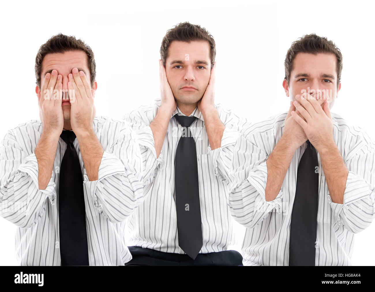 Symbolic for three monkeys hi-res stock photography and images - Alamy