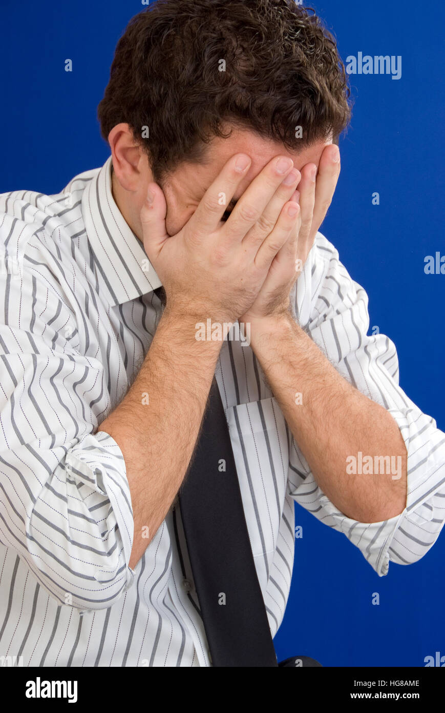 Desperated businessman hi-res stock photography and images - Alamy