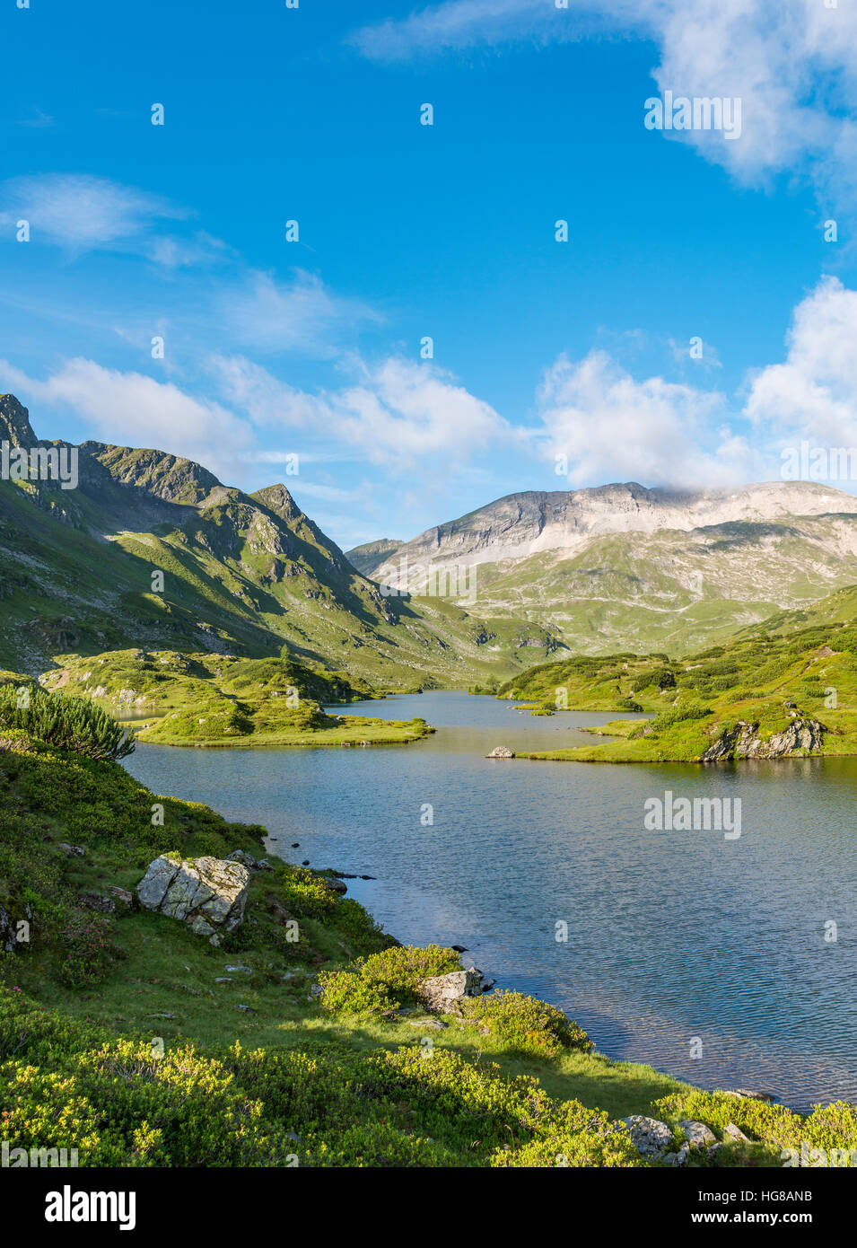Giglachseen, lakes, mountains, Schladming Tauern, Schladming, Styria ...