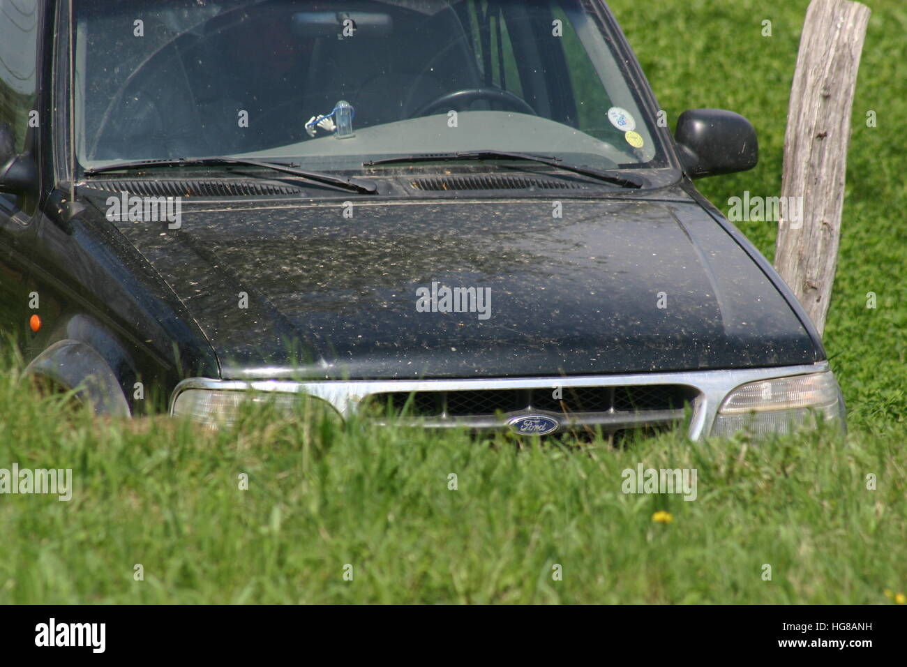 Dirty Ford Explorer off road Stock Photo - Alamy