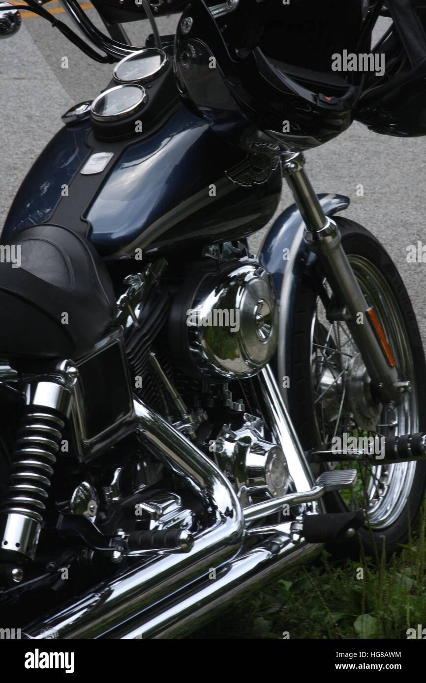 Close-up of a motorcycle Stock Photo - Alamy