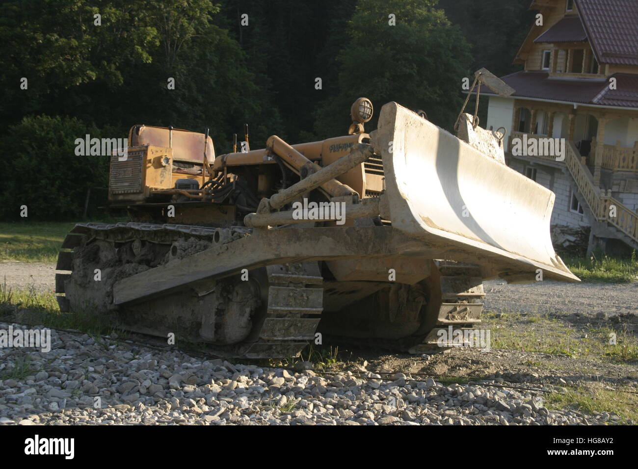 Bulldozer plate hi-res stock photography and images - Alamy