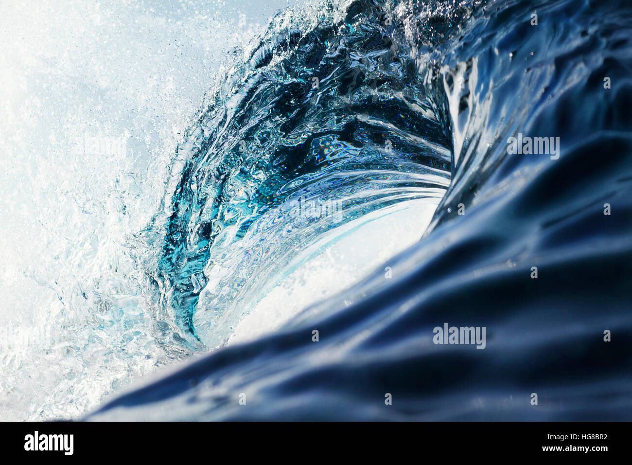 Breaking wave water sea sky hi-res stock photography and images - Alamy