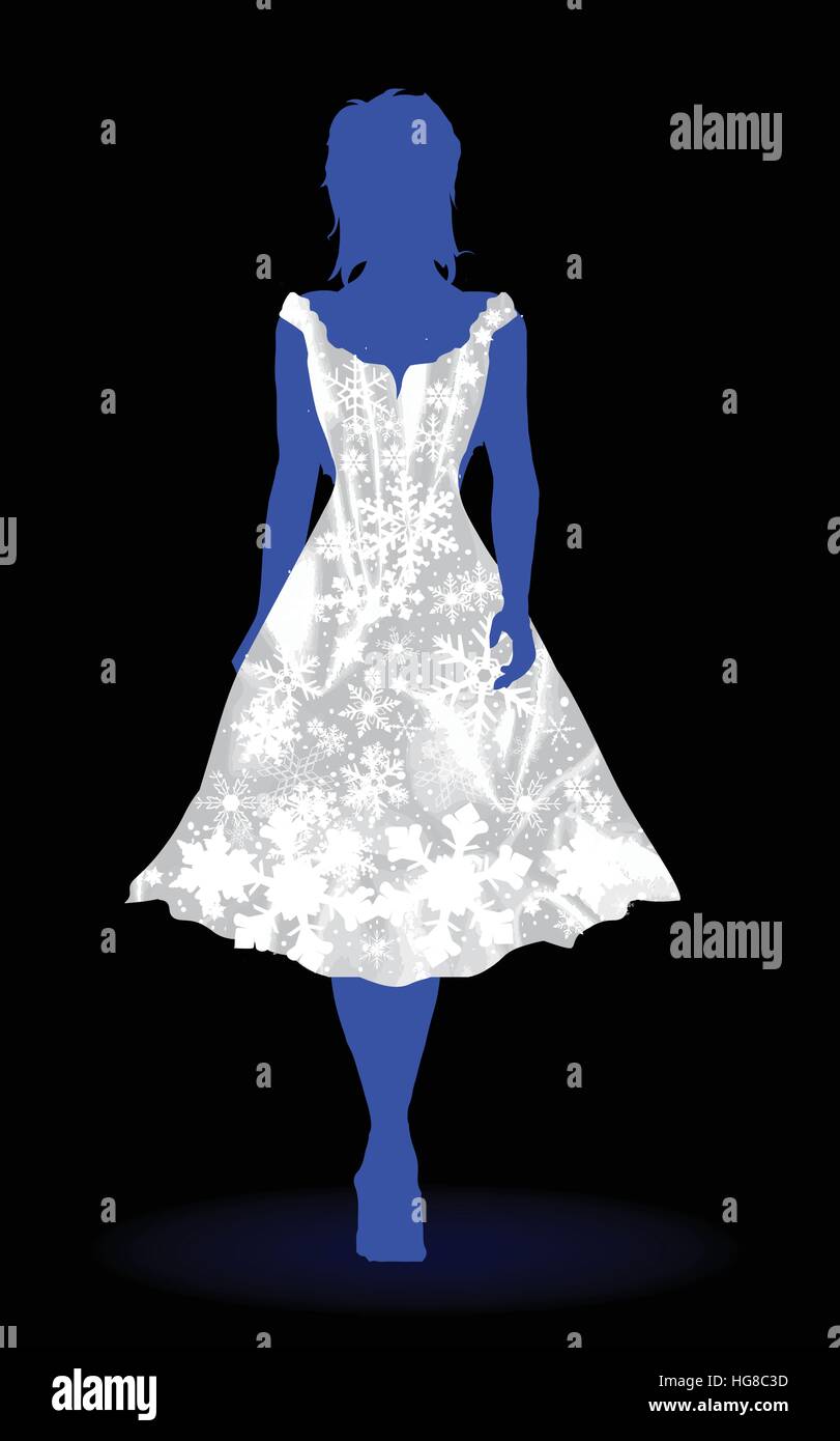 Snow white silk Stock Vector Images - Alamy