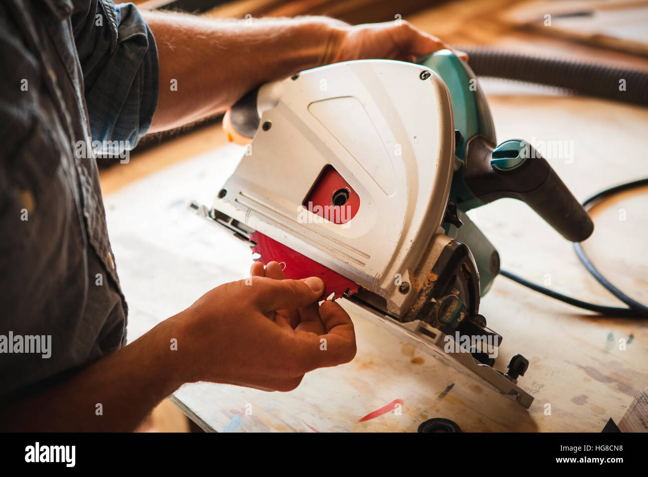 Table saw hi-res stock photography and images - Alamy