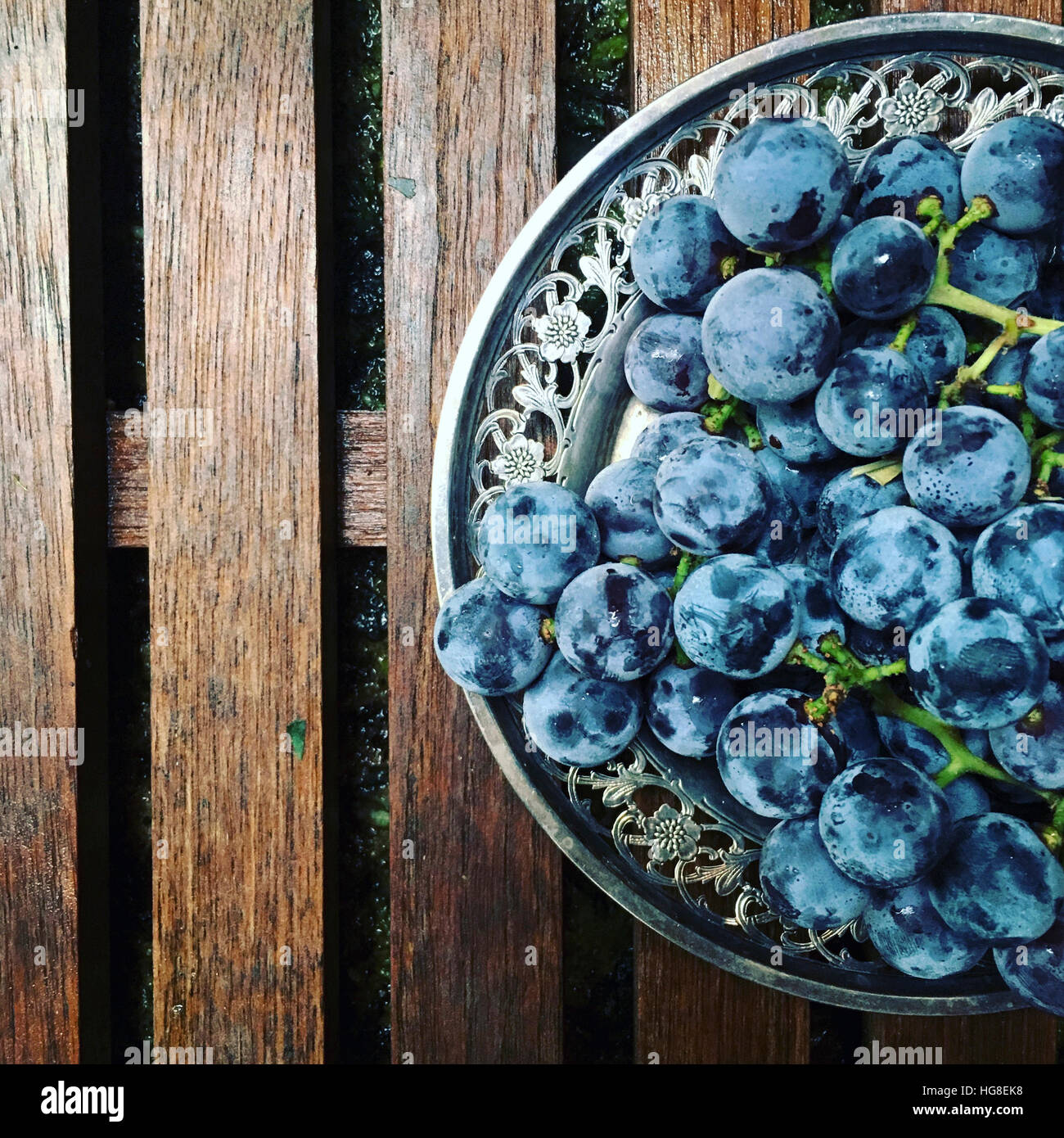 Grapes plate hi-res stock photography and images - Alamy