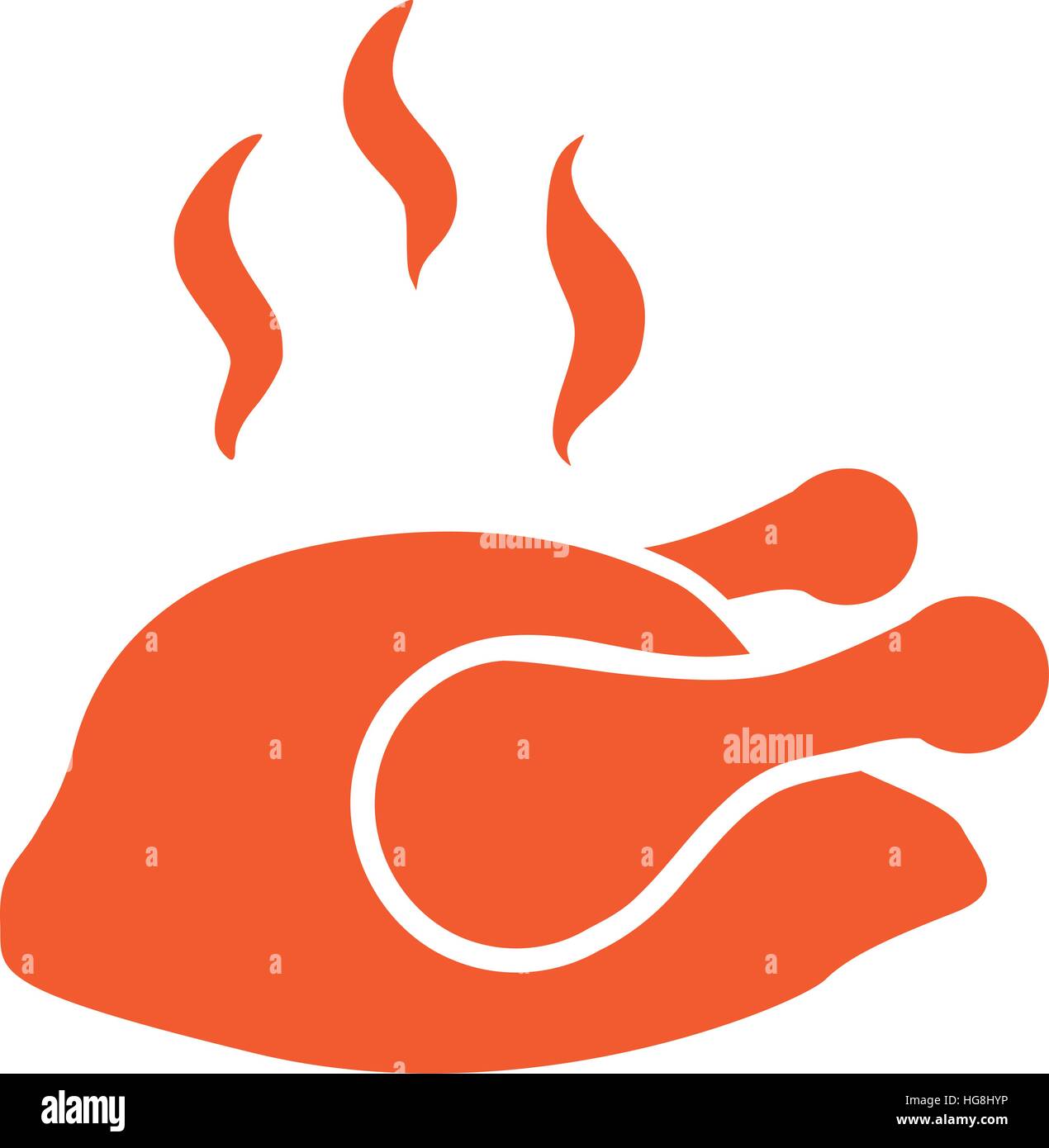 Roast chicken icon Stock Vector Image & Art - Alamy