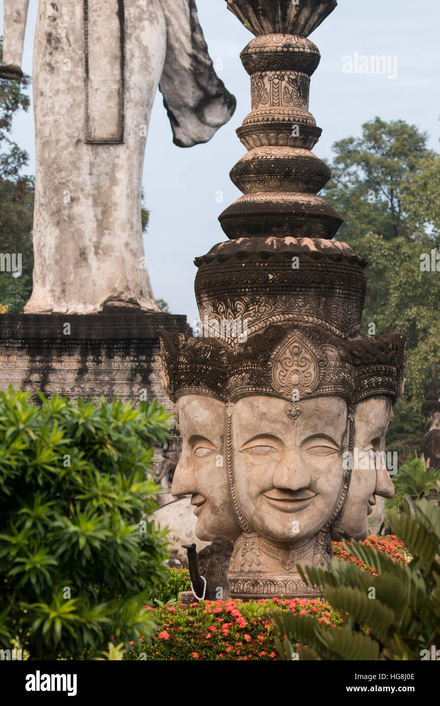 the Sala Kaew Ku Sculpture Park near the town of Nong Khai in Isan in ...