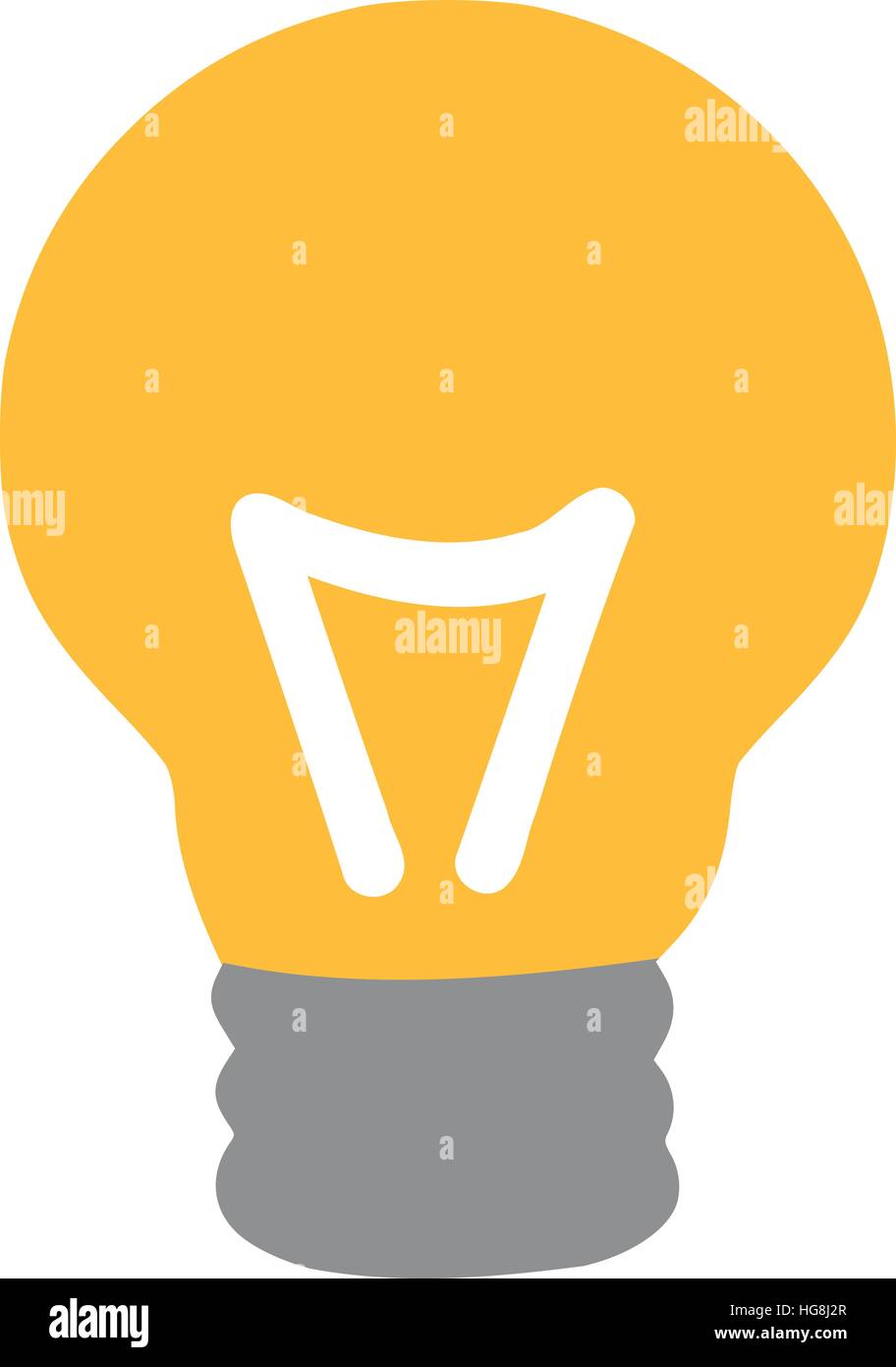 Yellow bulb Stock Vector Images - Alamy