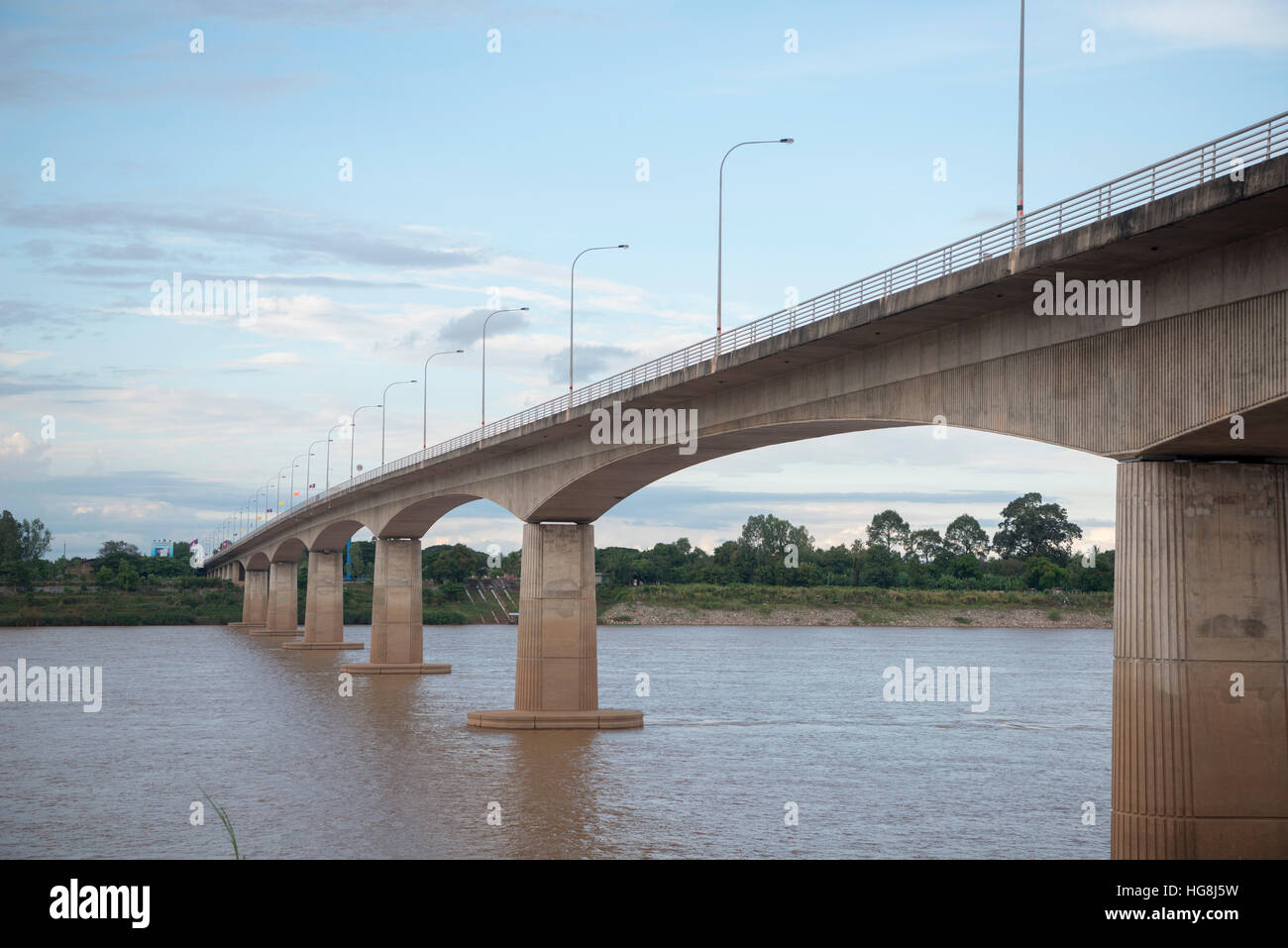 Friendship bridge laos hi-res stock photography and images - Alamy
