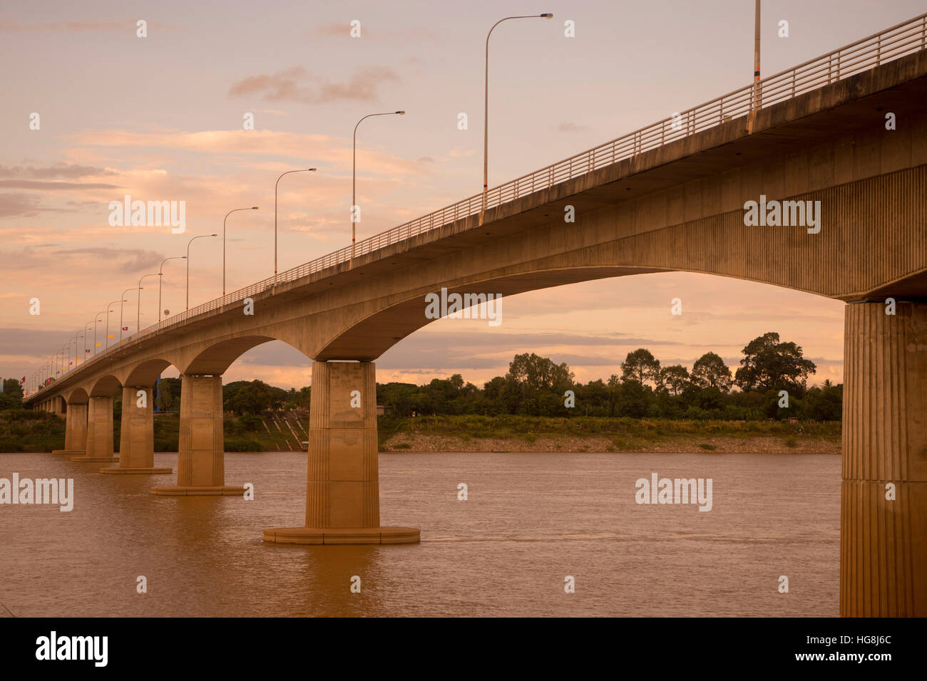 Friendship bridge laos hi-res stock photography and images - Alamy