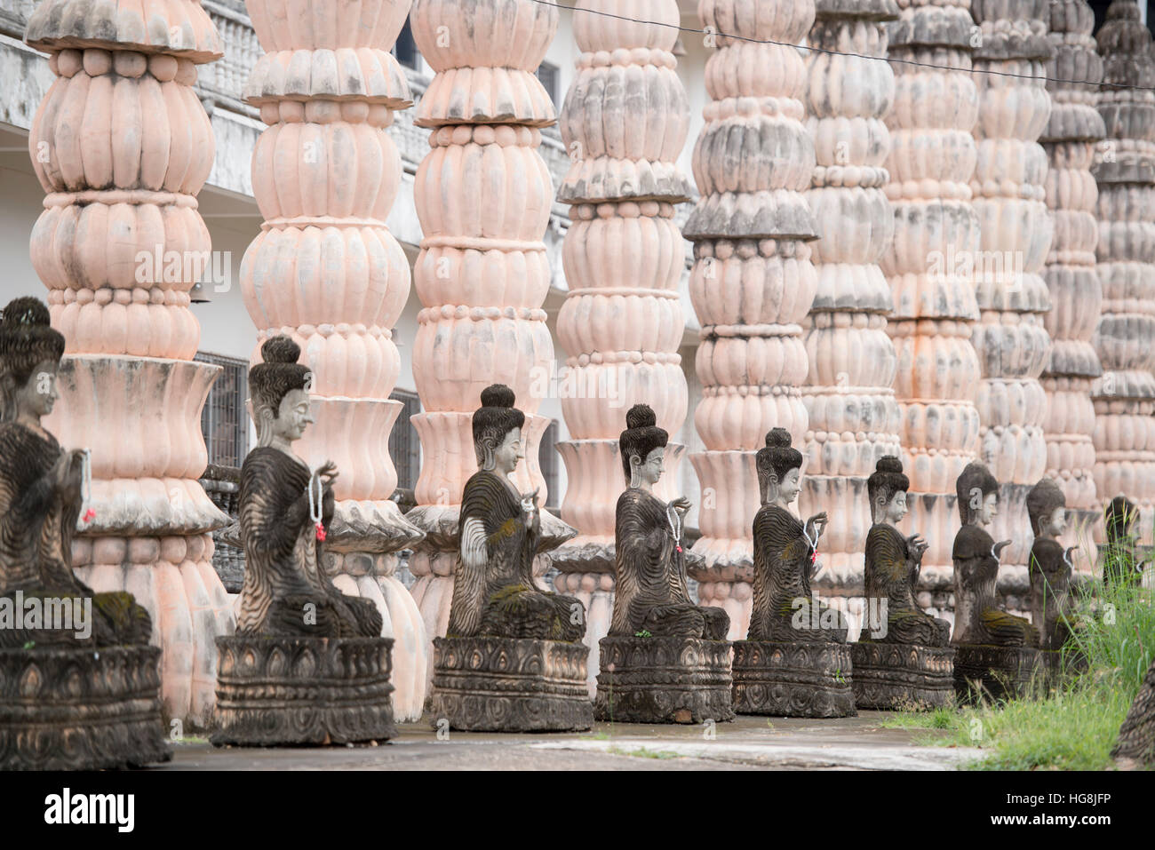 the Sala Kaew Ku Sculpture Park near the town of Nong Khai in Isan in ...
