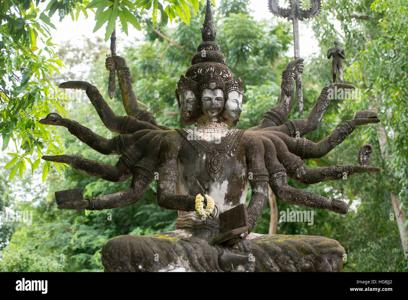 the Sala Kaew Ku Sculpture Park near the town of Nong Khai in Isan in ...
