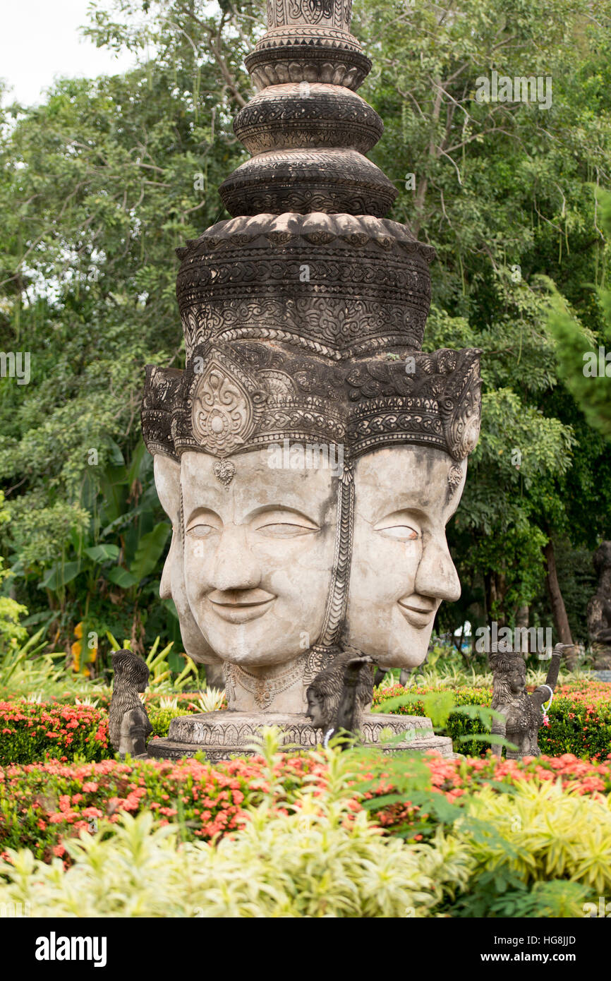 the Sala Kaew Ku Sculpture Park near the town of Nong Khai in Isan in ...
