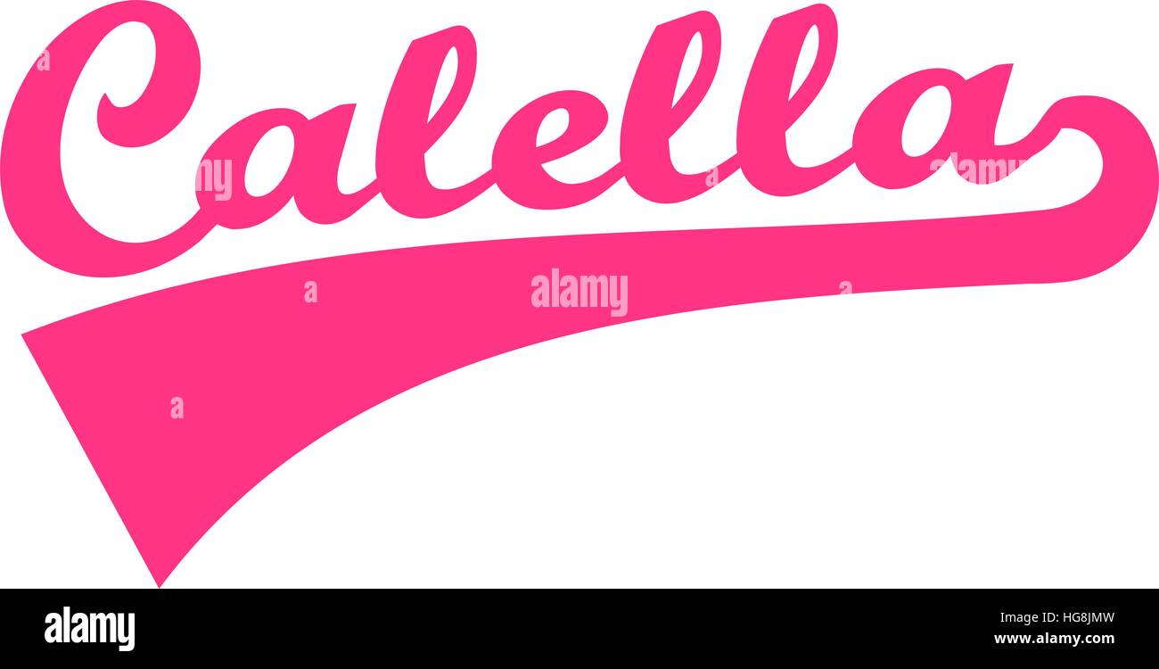 Calella retro font Stock Vector Image & Art - Alamy