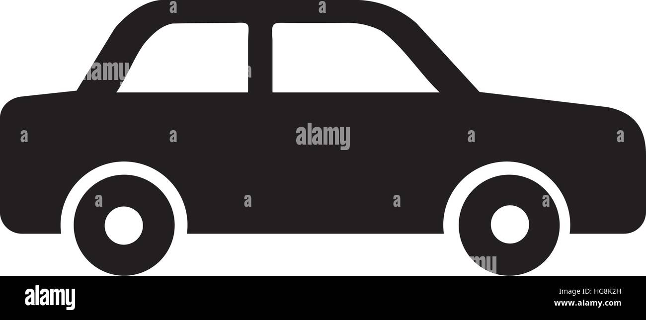 Car icon side view Stock Vector Image & Art - Alamy