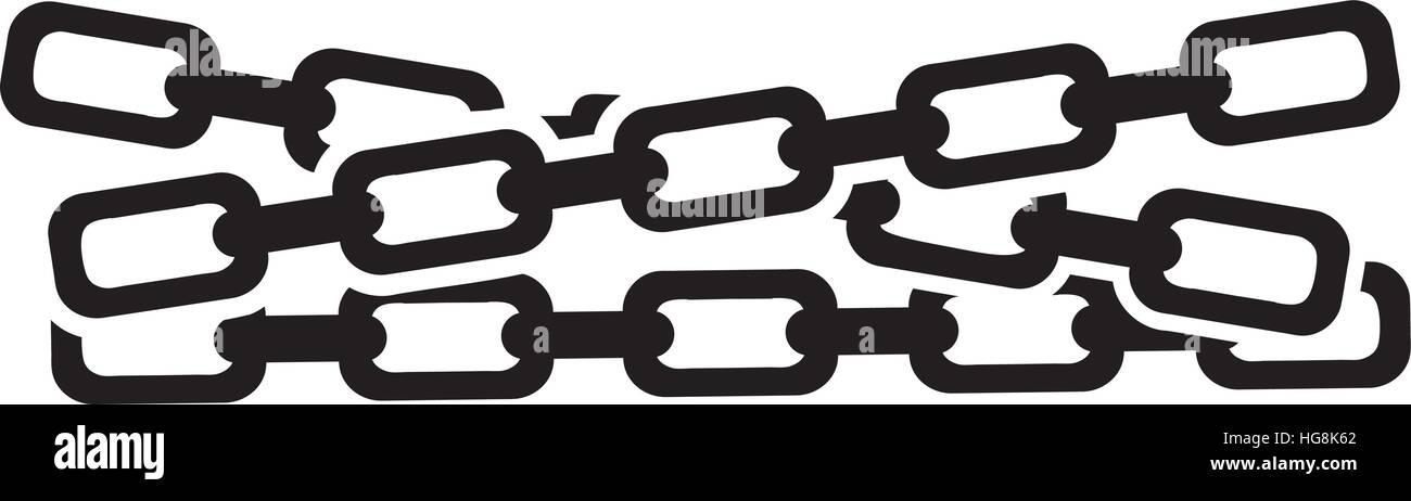 Crossed metal chains Stock Vector Image & Art - Alamy