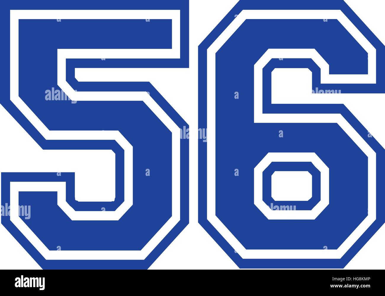 Number 56 High Resolution Stock Photography and Images - Alamy