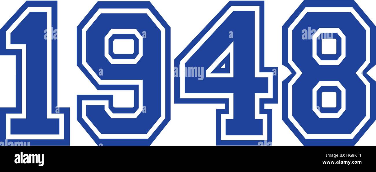 The year 1948 Stock Vector Images - Alamy