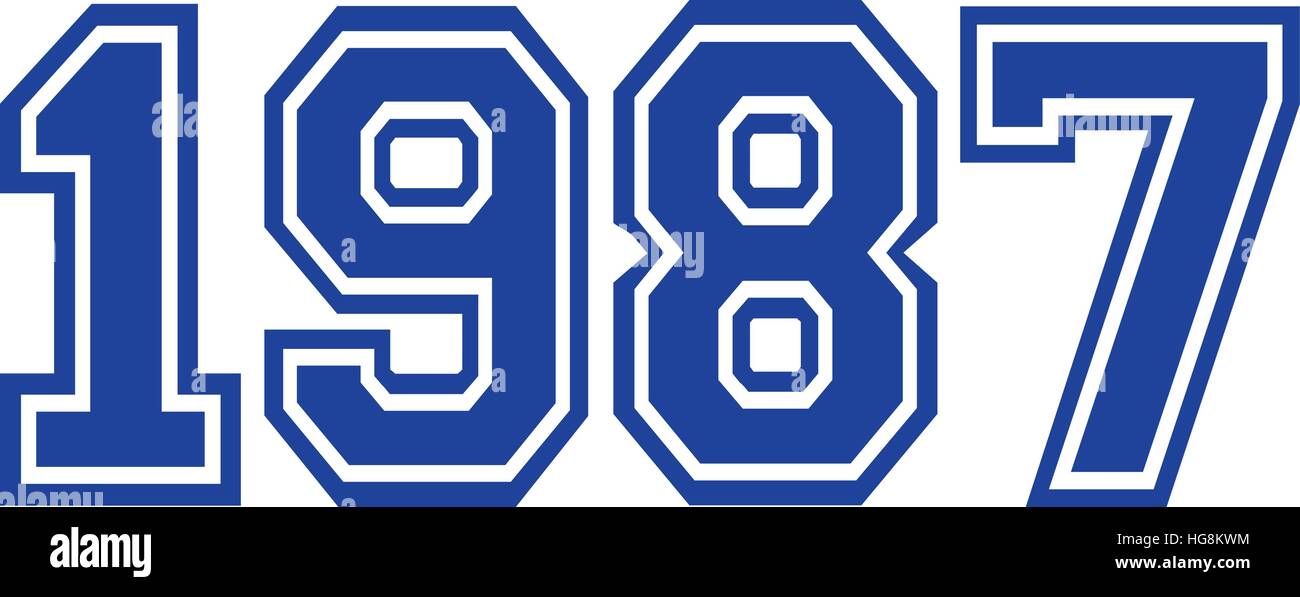 To 1987 Stock Vector Images - Alamy