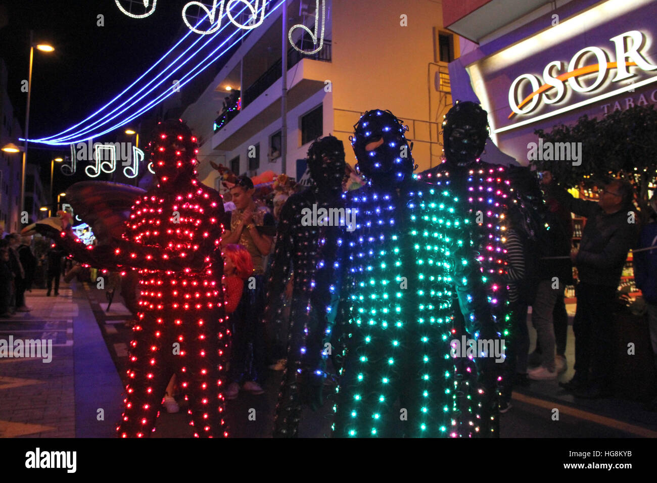 Spain. 05th Jan, 2017. The three wise man, Melchor, Gaspar and Baltasar ...