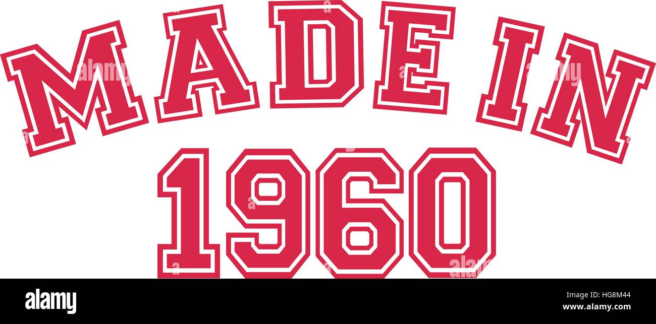 Made in 1960 hi-res stock photography and images - Alamy